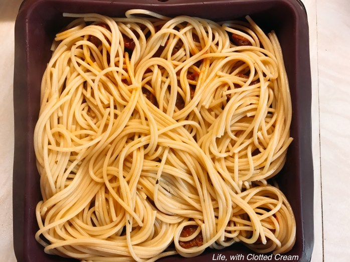 Layering pasta – Life, with Clotted Cream