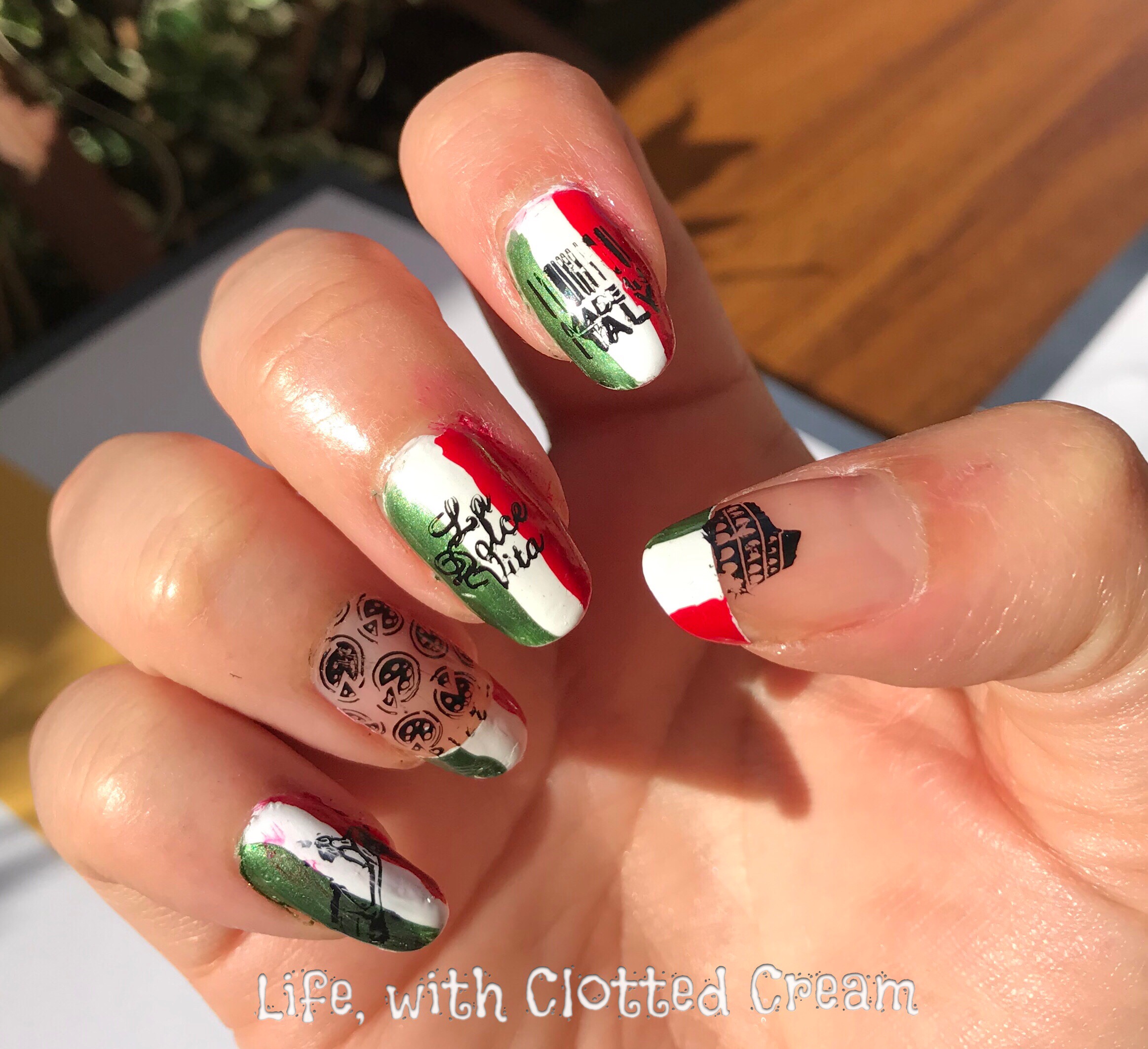 Italian Nail Art – Life, with Clotted Cream