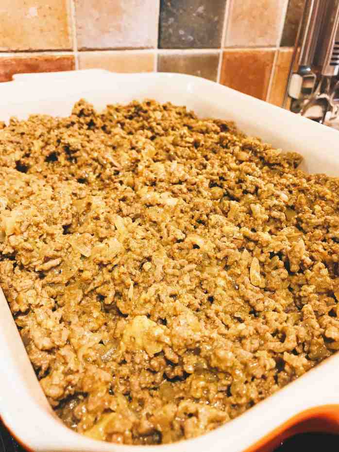 Traditional South African Bobotie with Yellow Rice – Life, with Clotted ...