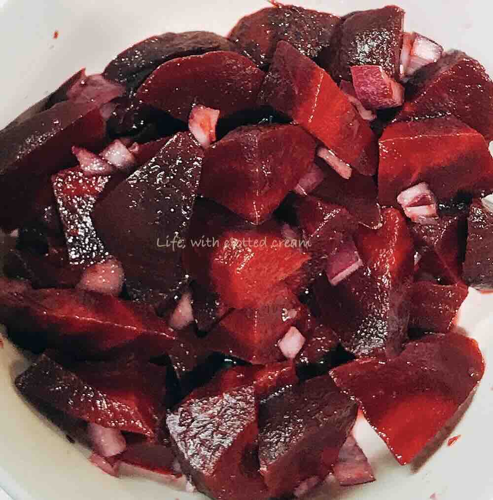Simple beetroot salad – Life, with Clotted Cream